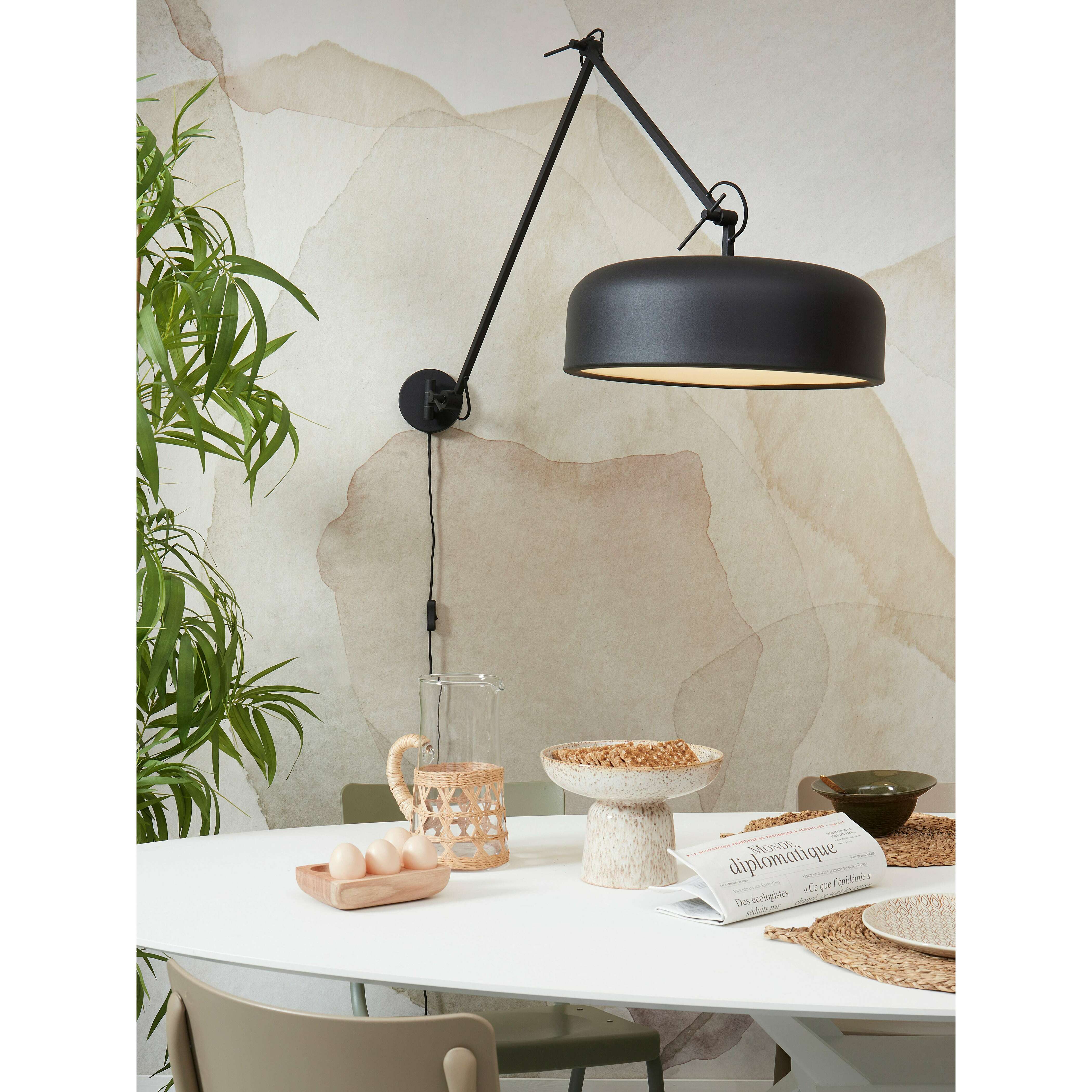 it's about RoMi Marseille wandlamp zwart – Selinni